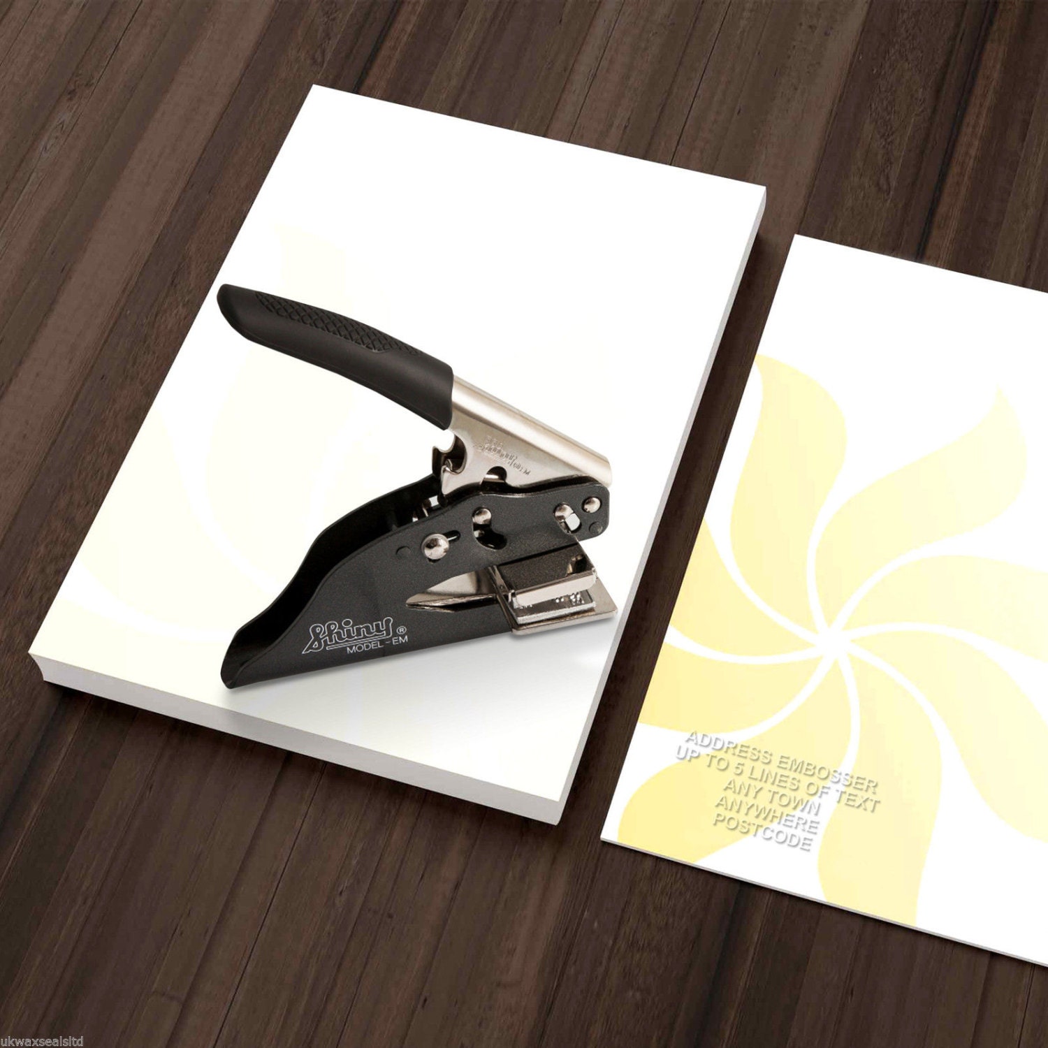 Personalized Name and Address Embosser. Custom Embossing Stamp. Letter ...