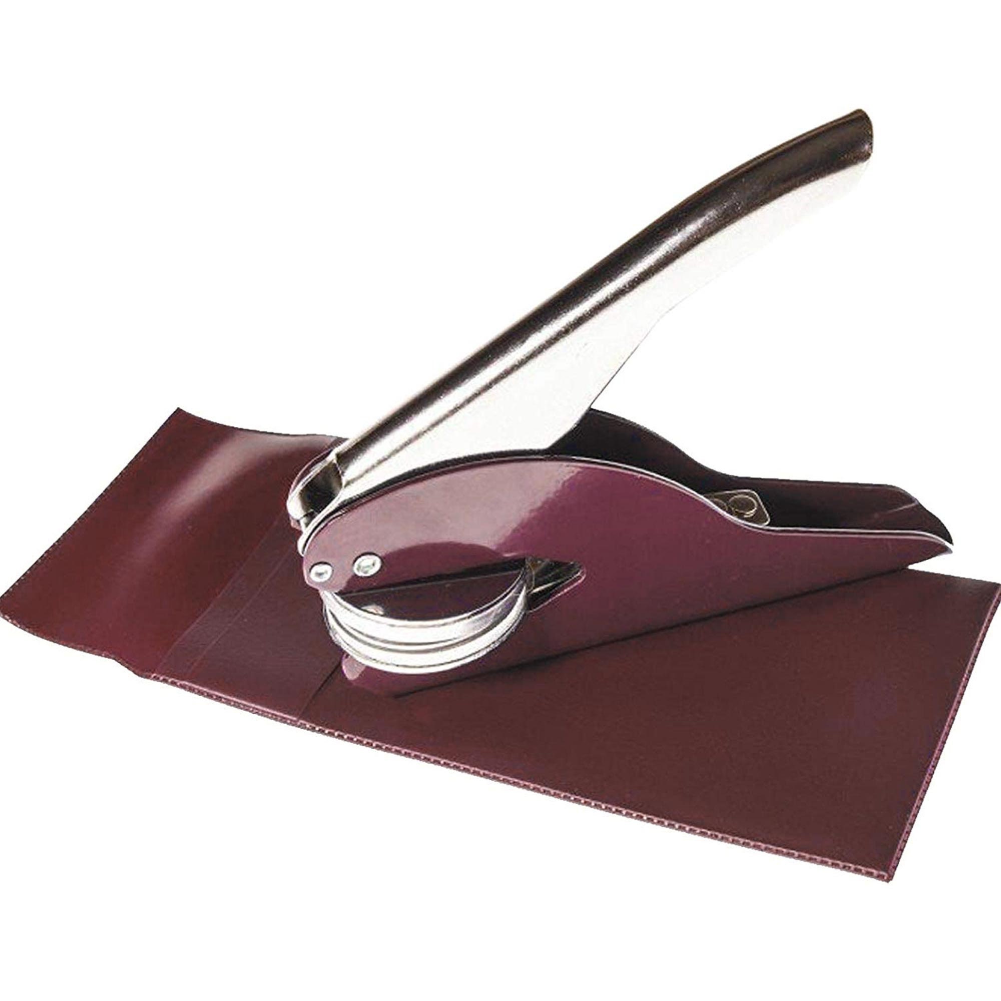 Custom Text Embossing Stamp Clip Insert: Personalized Monogram Embosser ...