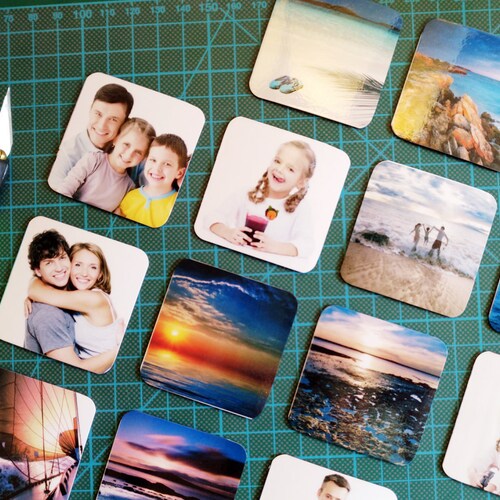 Refrigerator Magnet Set Custom Photo Magnet Fridge Tiles | Etsy