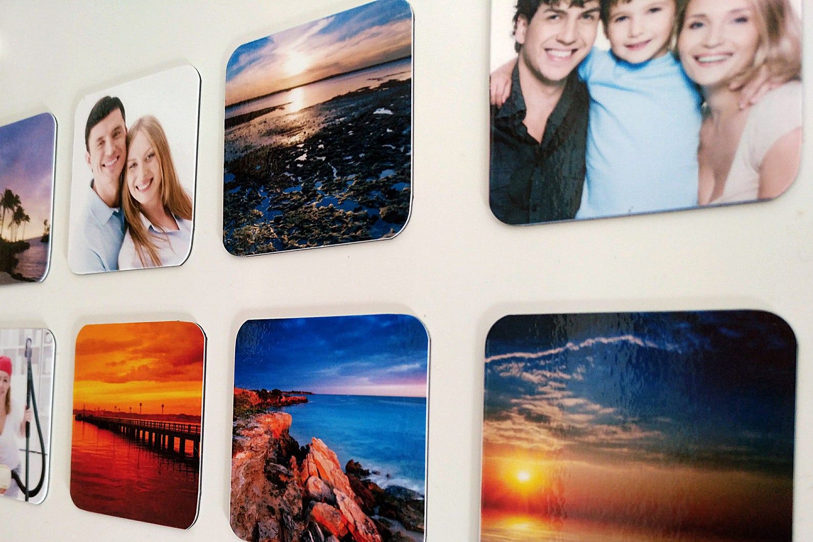 2x2 100 Pcs Fridge Photo Magnets 45x45mm Customised - Etsy