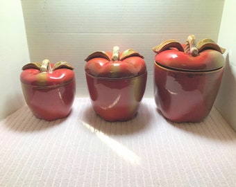 Apple Canisters - Etsy