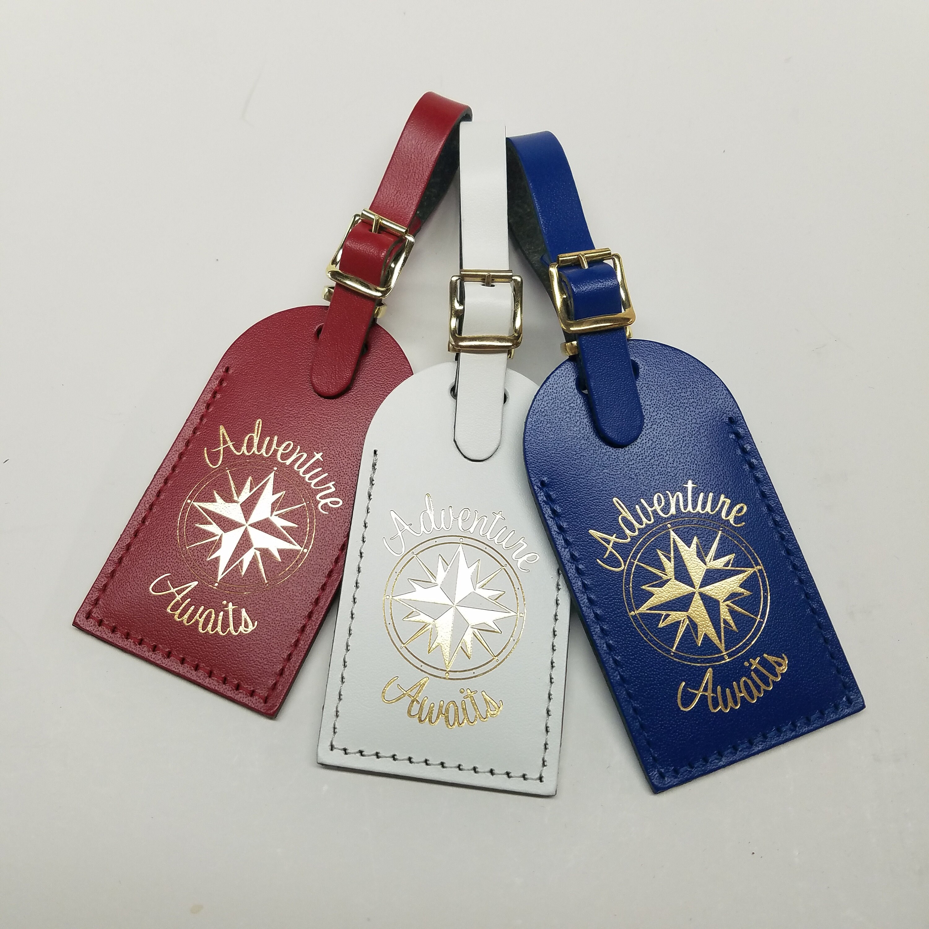 Adventure Awaits With Compass Luggage Tag Gifts Traveler | Etsy