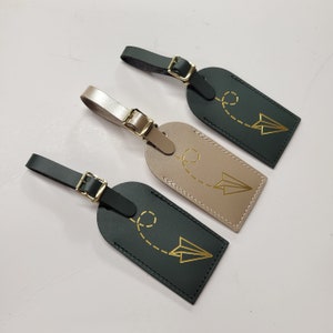Loop-de-loop Paper Airplane Luggage Tag Gifts Traveler - Etsy