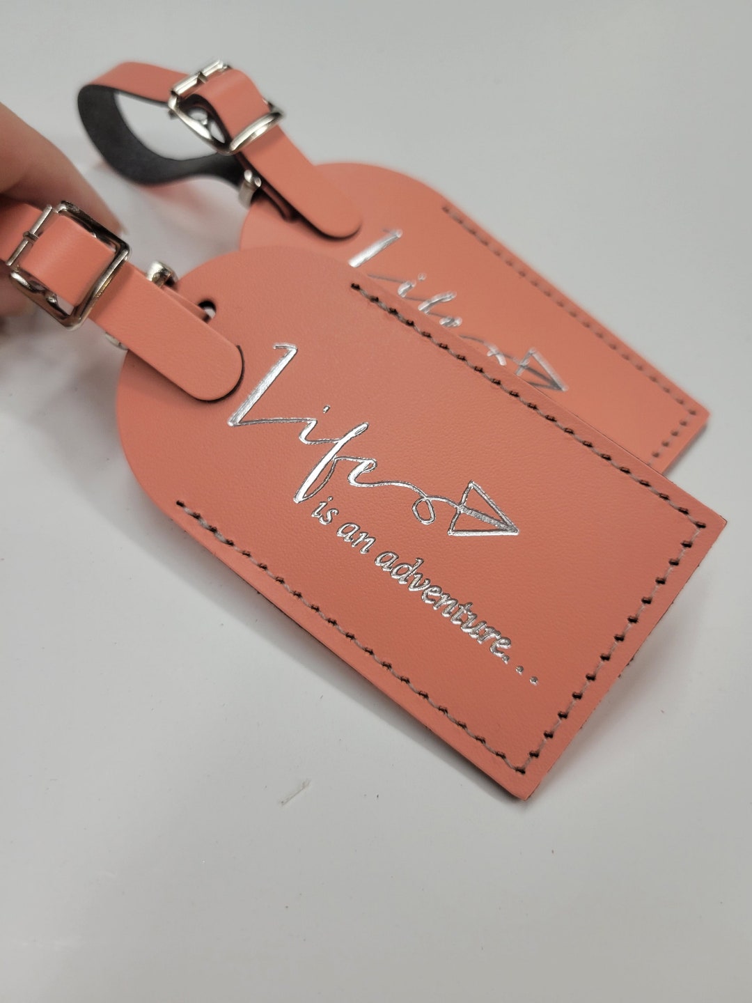 Life is an Adventure Luggage Tag Gifts - Shower - Traveler - Wedding ...