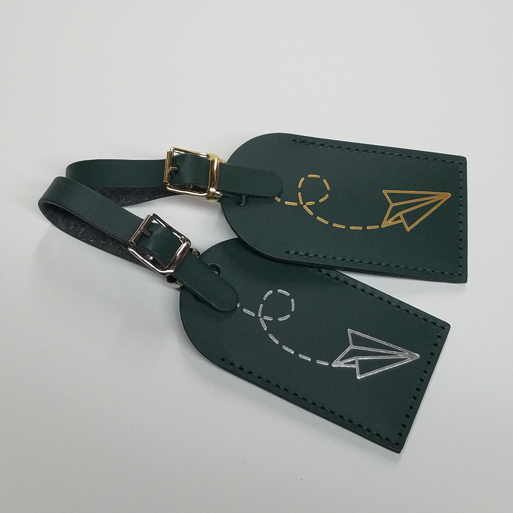 Loop-de-loop Paper Airplane Luggage Tag Gifts Traveler - Etsy