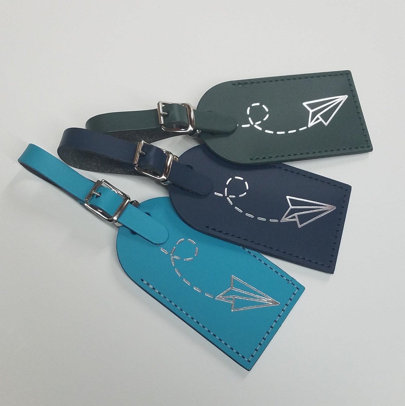 Loop-De-Loop Paper Airplane Luggage Tag Gifts Traveler | Etsy