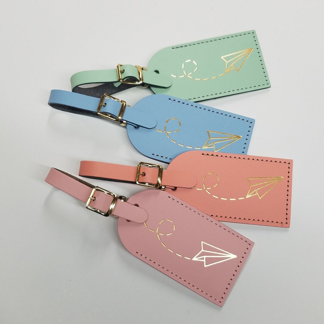 Loop-de-loop Paper Airplane Luggage Tag Gifts Traveler - Etsy