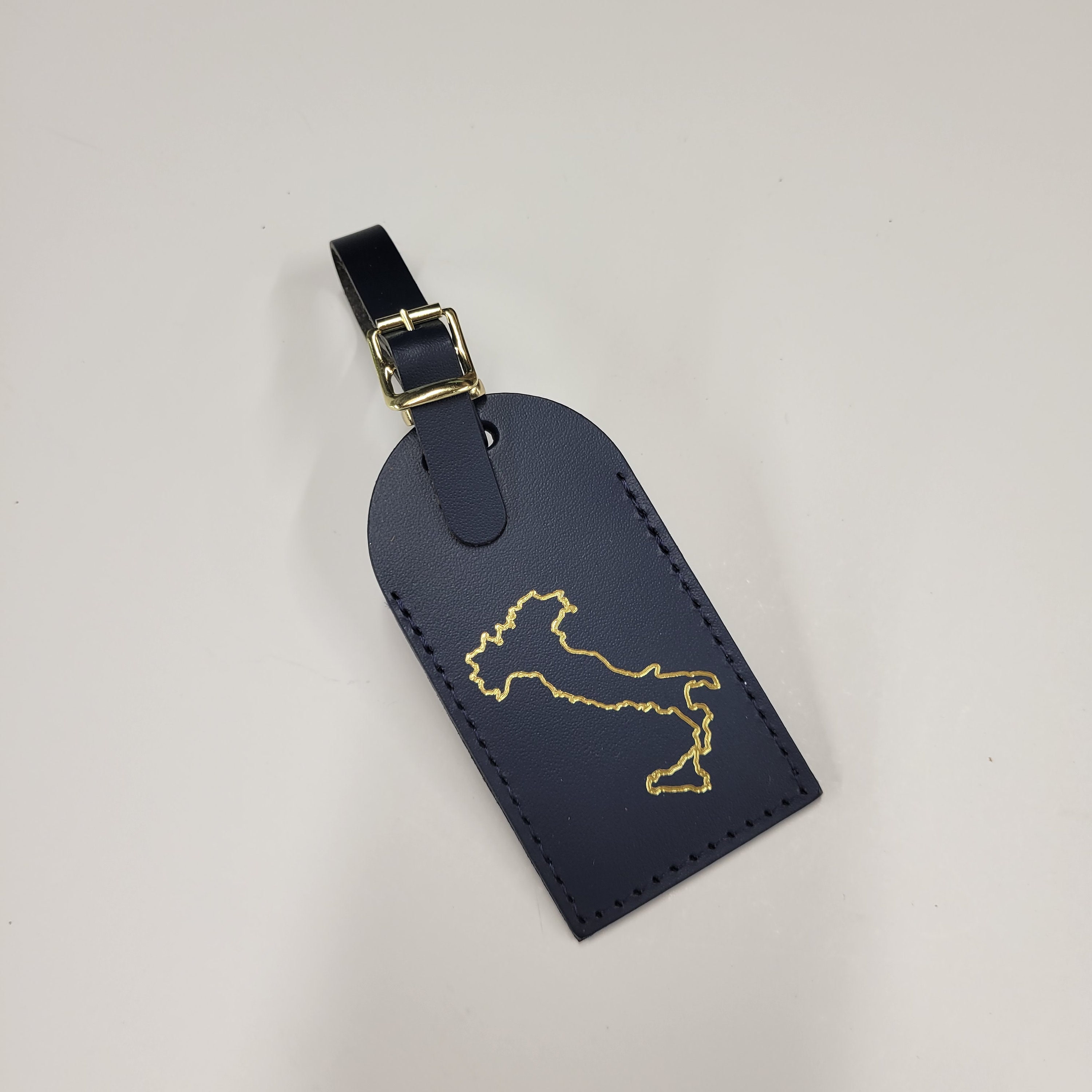 Italy Map Luggage Tag: Traveler Gift, Made in USA @currysleather - Etsy