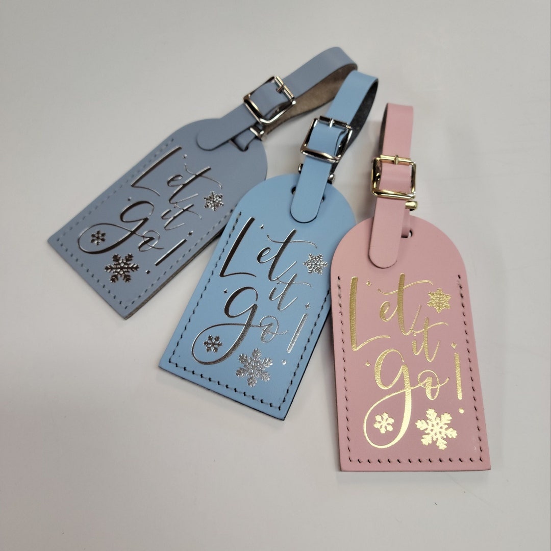 Let It Go! Inspired by Disney's Frozen Luggage Tags Made by ...