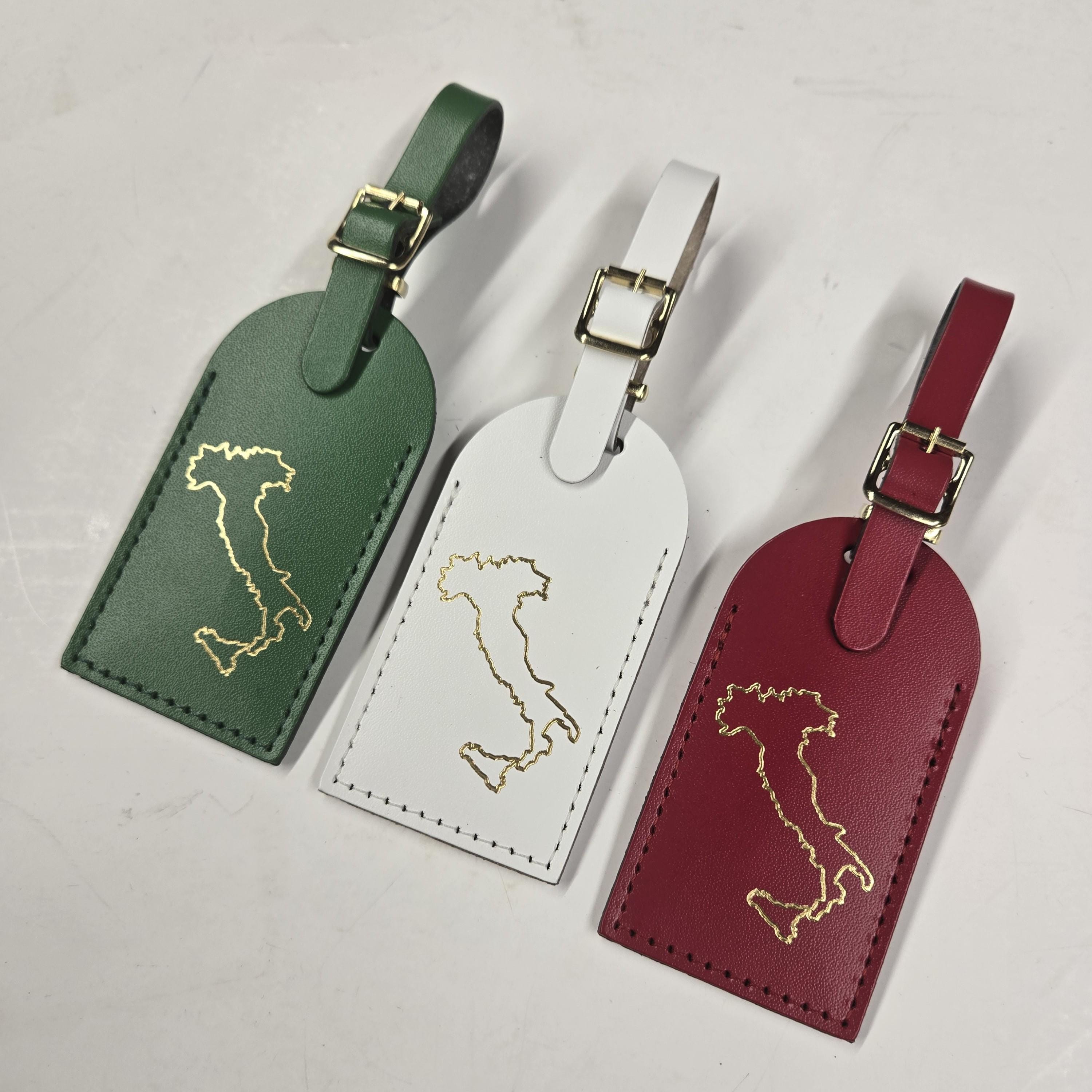 Italy Map Luggage Tag: Traveler Gift, Made in USA @currysleather - Etsy