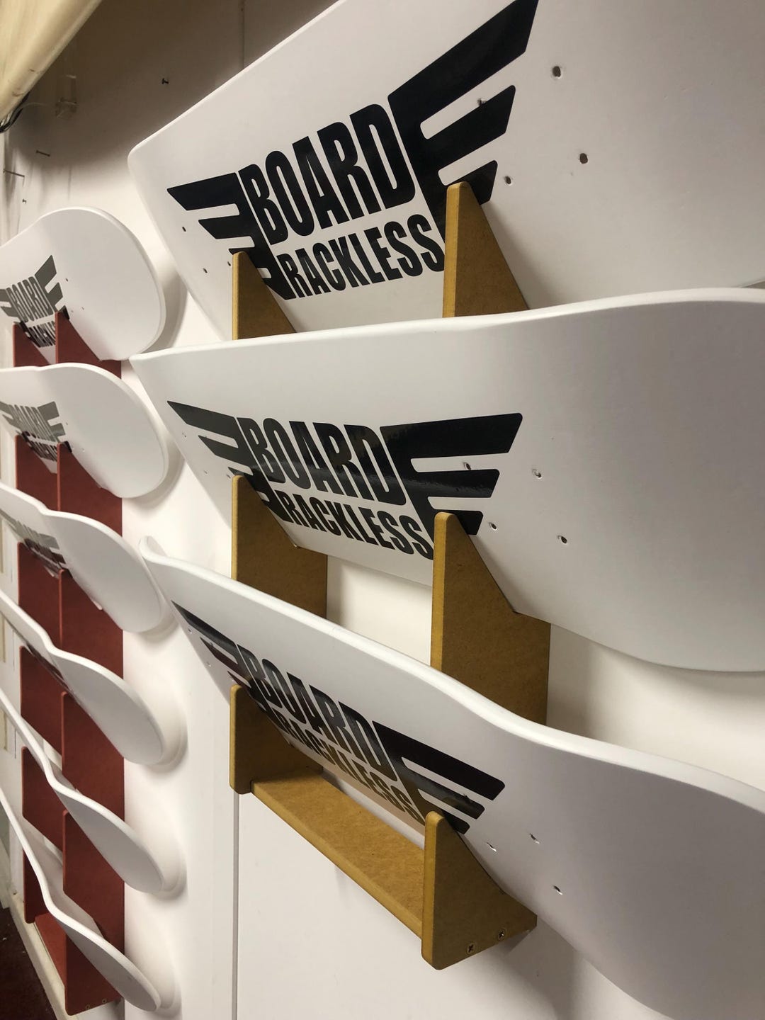 Skateboard Rack. Wall Mounted. Holds up to 6 Decks. - Etsy