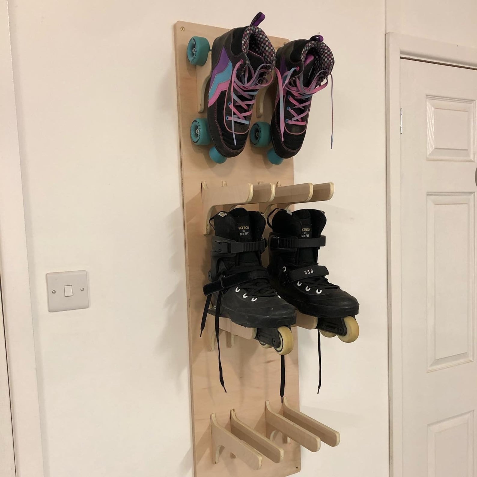 Inline / Roller Skate Rack. Holds 4 Pairs - Etsy