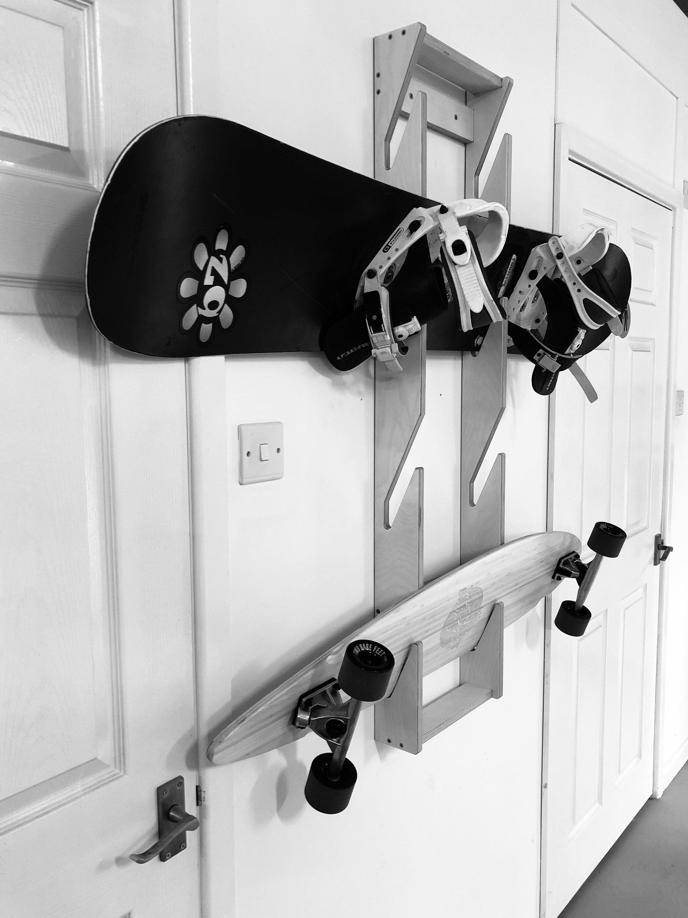 Snowboard/longboard Rack | Etsy