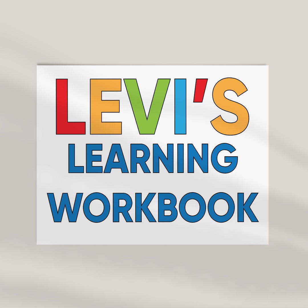 TODDLER LEARNING WORKBOOK | 82 Page Printable Pdf Bundle |digital ...