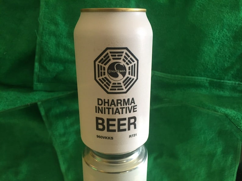DHARMA Initiative Beer (swan Logo) Can- Lost Tv Show Abc - Etsy