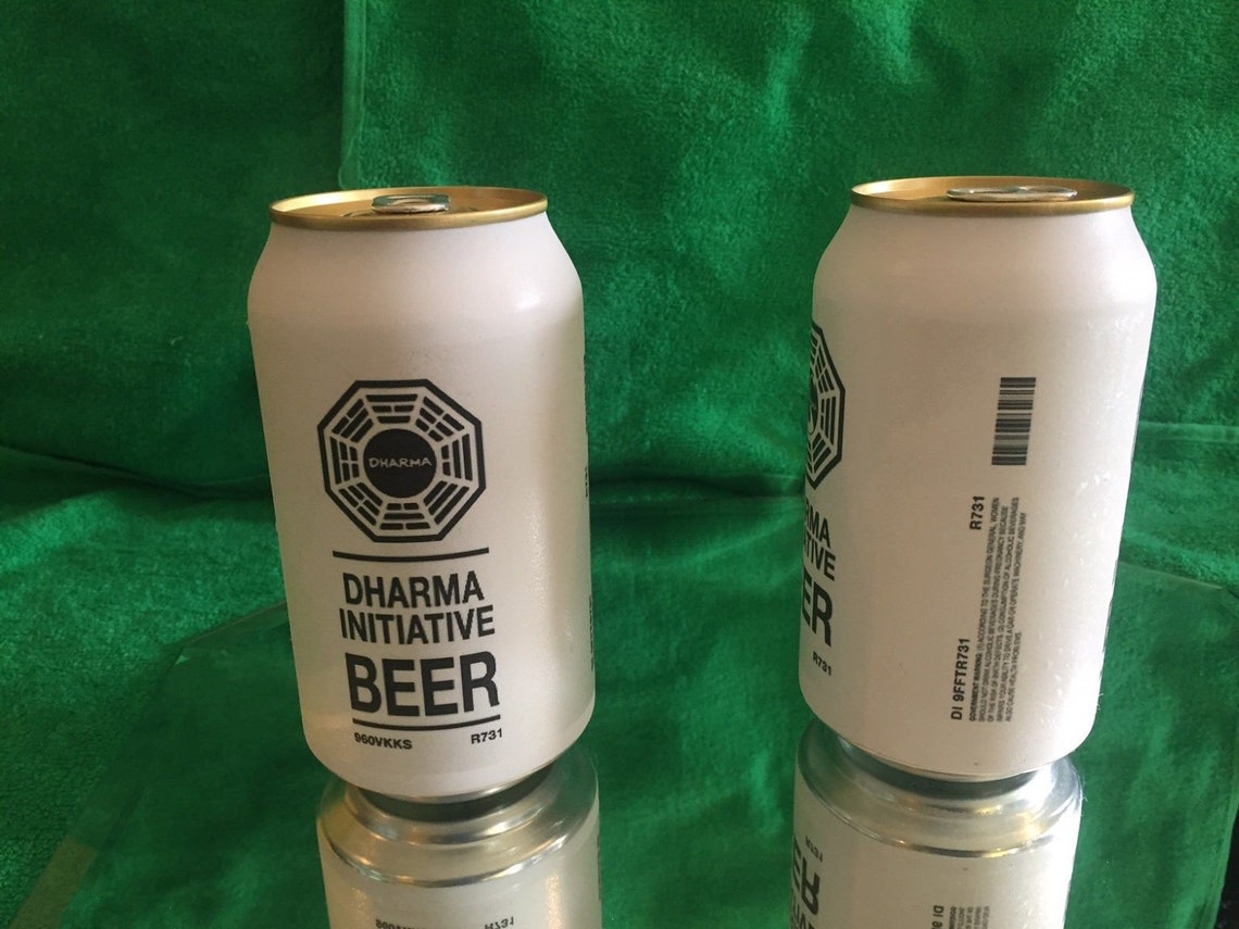 DHARMA Initiative Beer Can- Lost Tv Show - Etsy