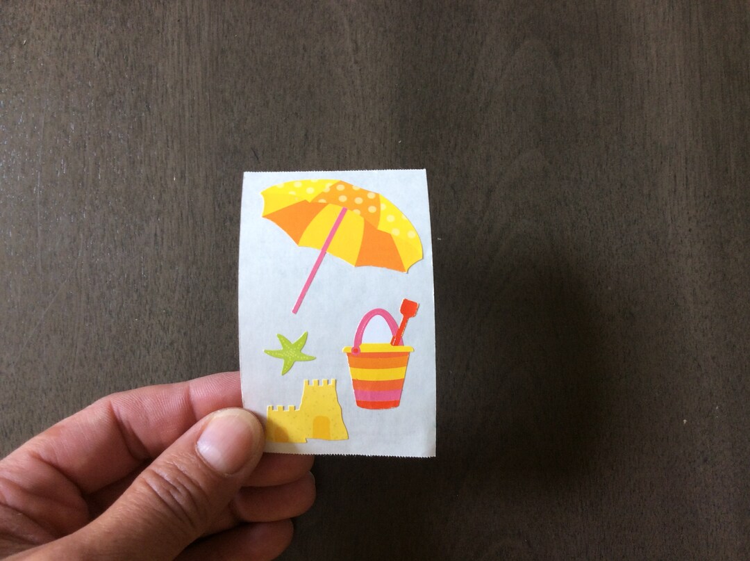 Beach Umbrella Stickers--summer Stickers--mrs. Grossman's Fun in the ...