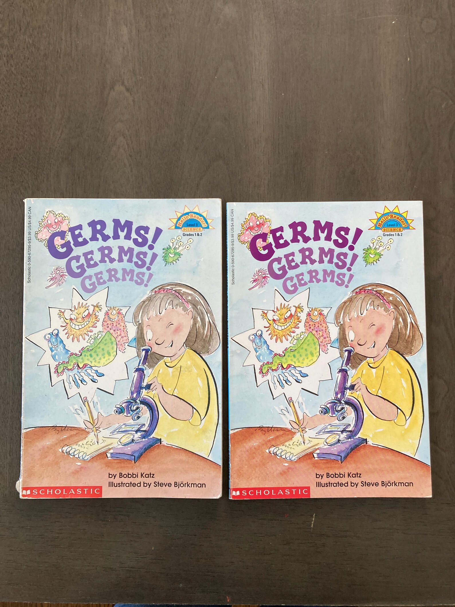 Germs! Germs! Germs! -- Vintage 1996 --hello Reader! Level 3 Science ...