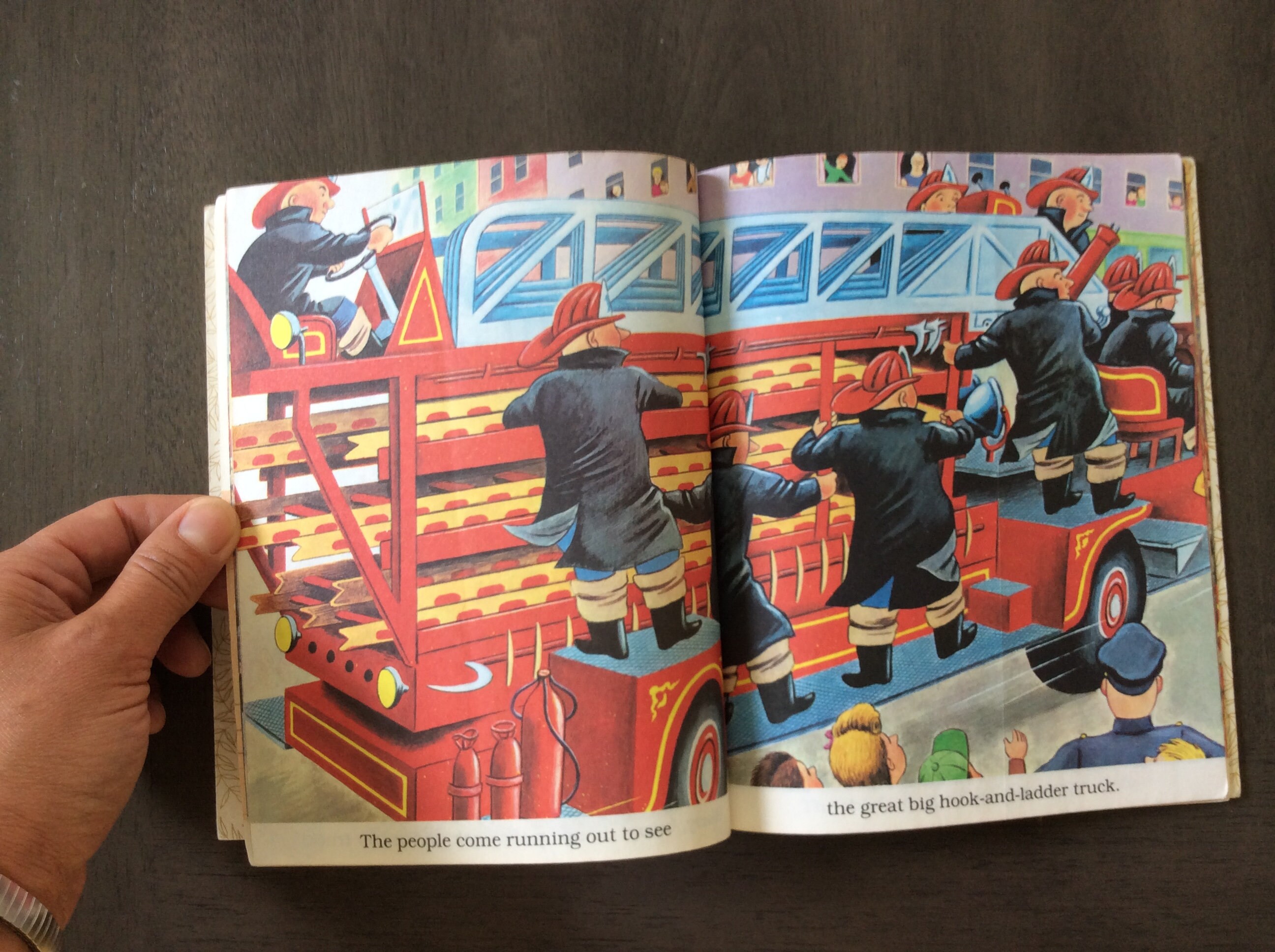 Fire Engines - A Little Golden Book - Vintage 1959 - Etsy