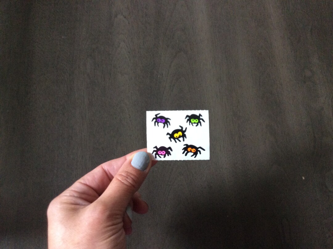 Cute Tiny Spider Stickers - Mrs. Grossman's 2006 - Itsy Bitsy Spider ...