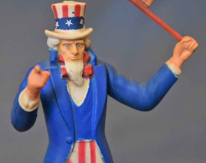 Uncle Sam Figurine-vintage Uncle Sam-united States-dashboard Suction ...
