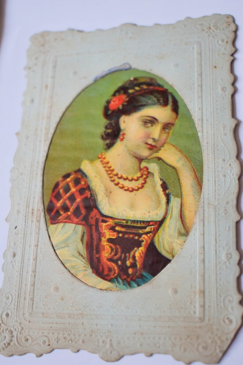 Victorian girl pictures-late 1800's-postcards-scrap | Etsy