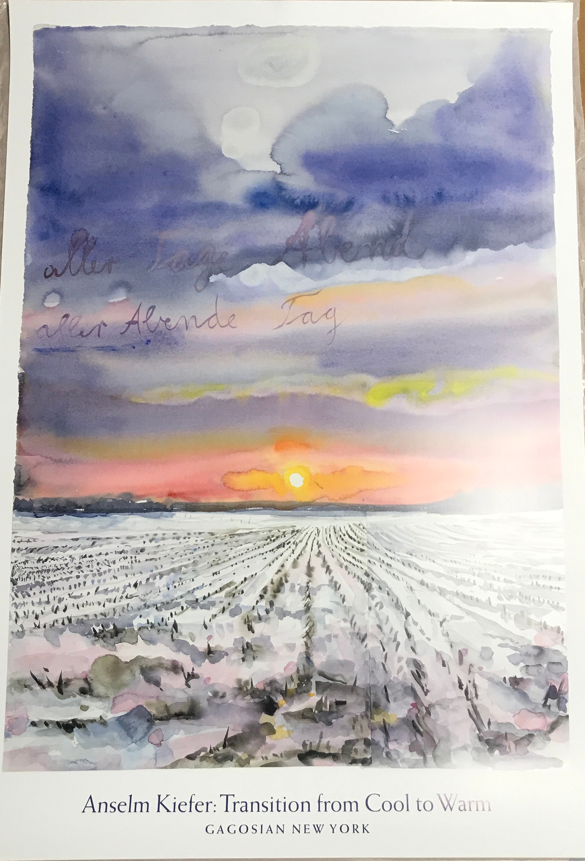 Anselm Kiefer Watercolors