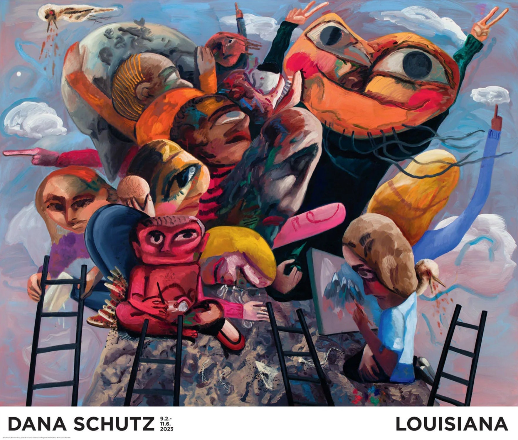 Dana Schutz Poster Original Museum Gallery Exhibition Wall Art Print - Etsy