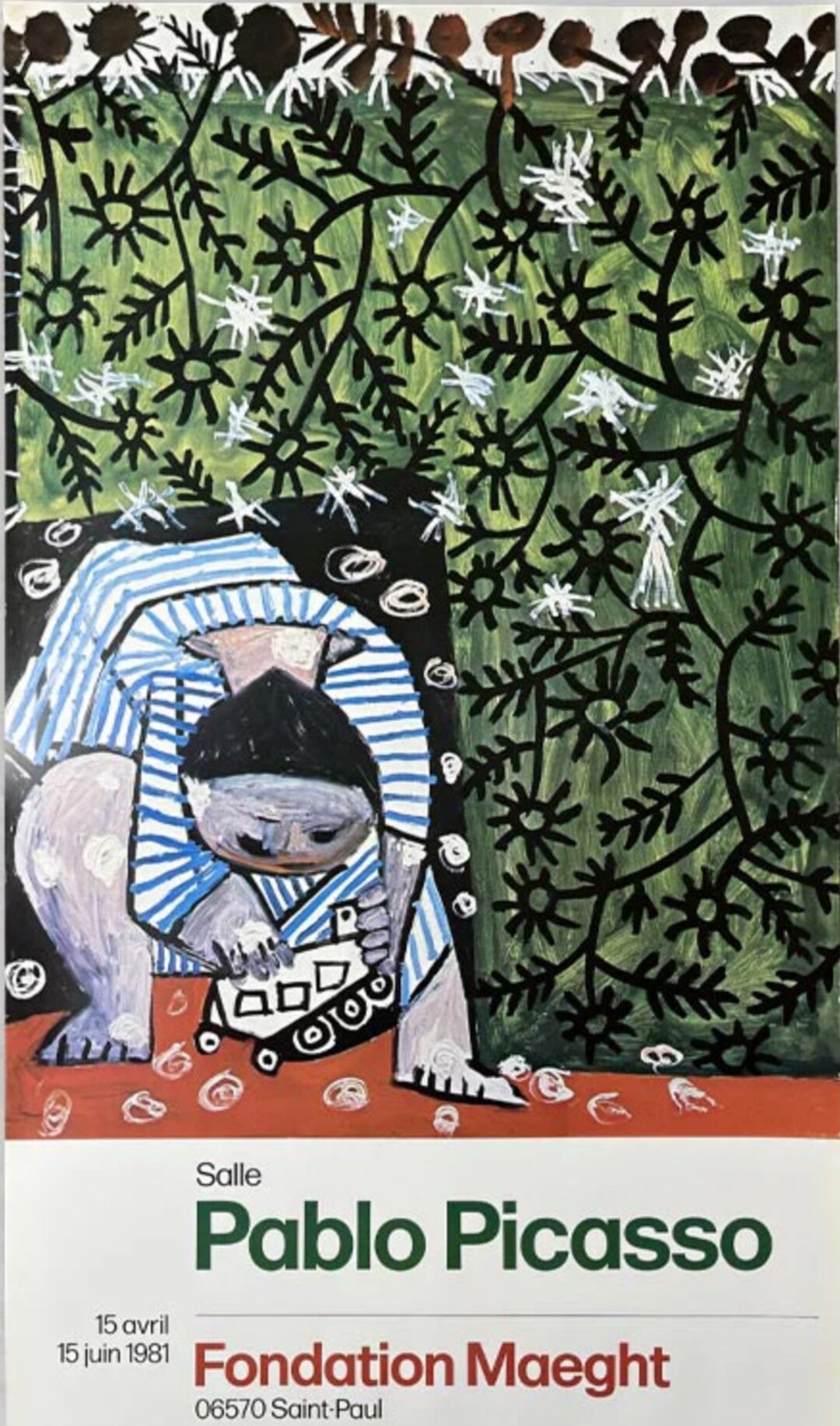 Pablo Picasso Original Exhibition Poster Vintage 1981 Wall Art - Etsy