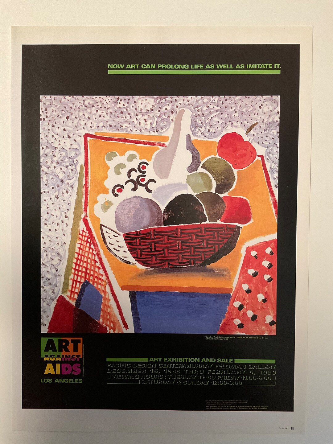 David Hockney Genuine Lithographic Mini Poster 14x10 Inches Exhibition ...