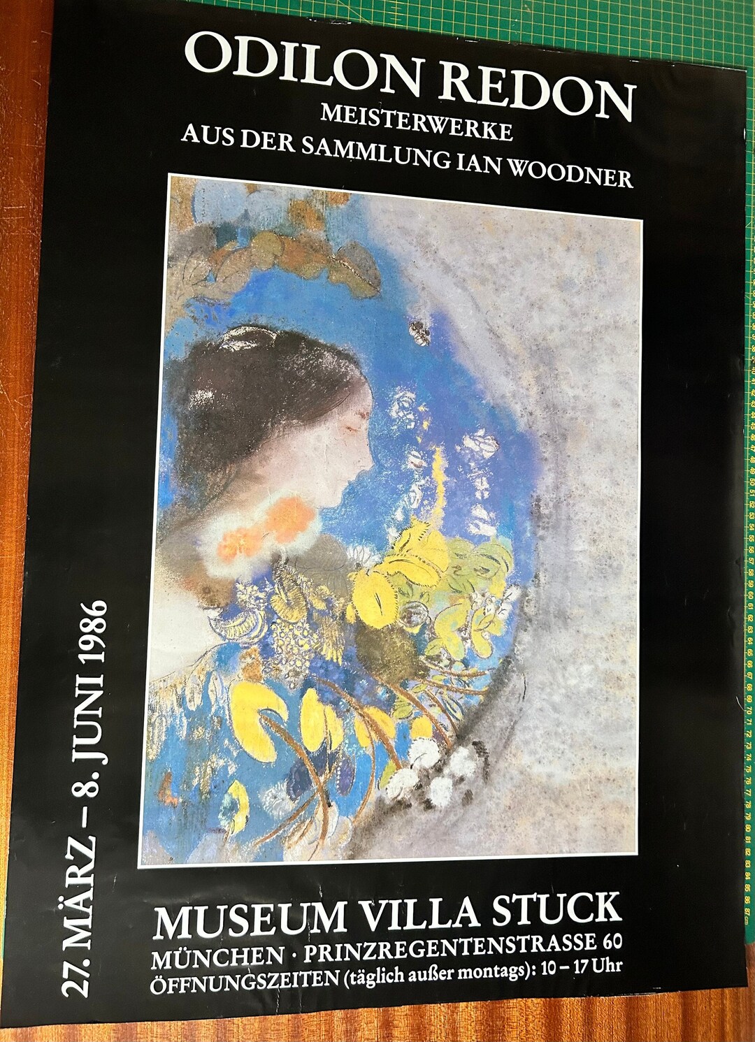 Odilon Redon Original Authentic 1986 Museum Gallery Exhibition Poster ...