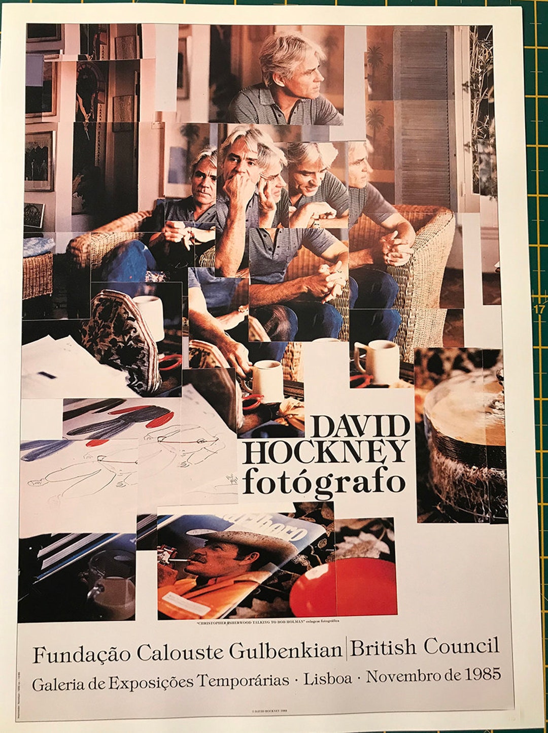 David Hockney Genuine Lithographic Mini Poster 14x10 Inches Exhibition ...