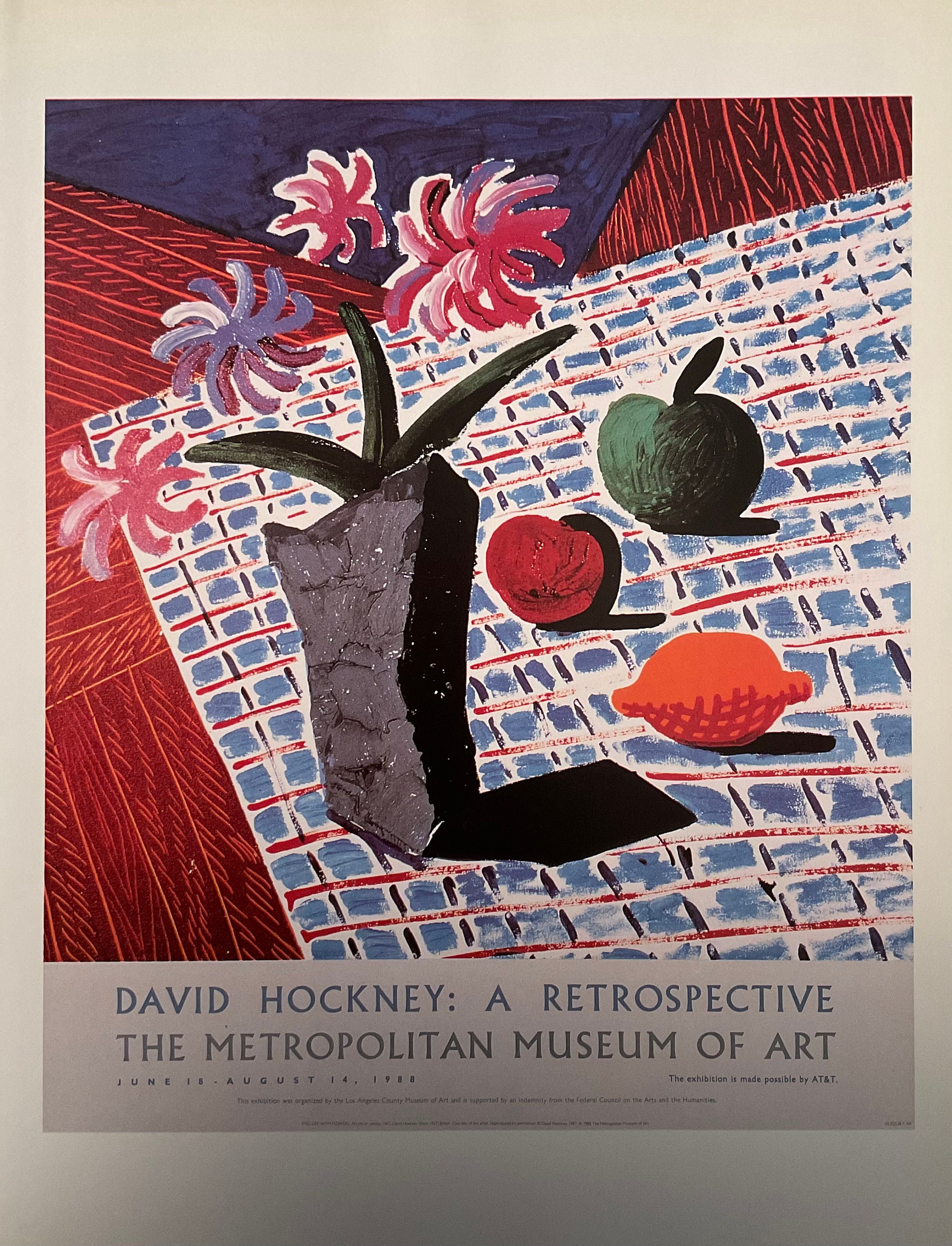 David Hockney Genuine Lithographic Mini Poster 14x10 Inches - Etsy