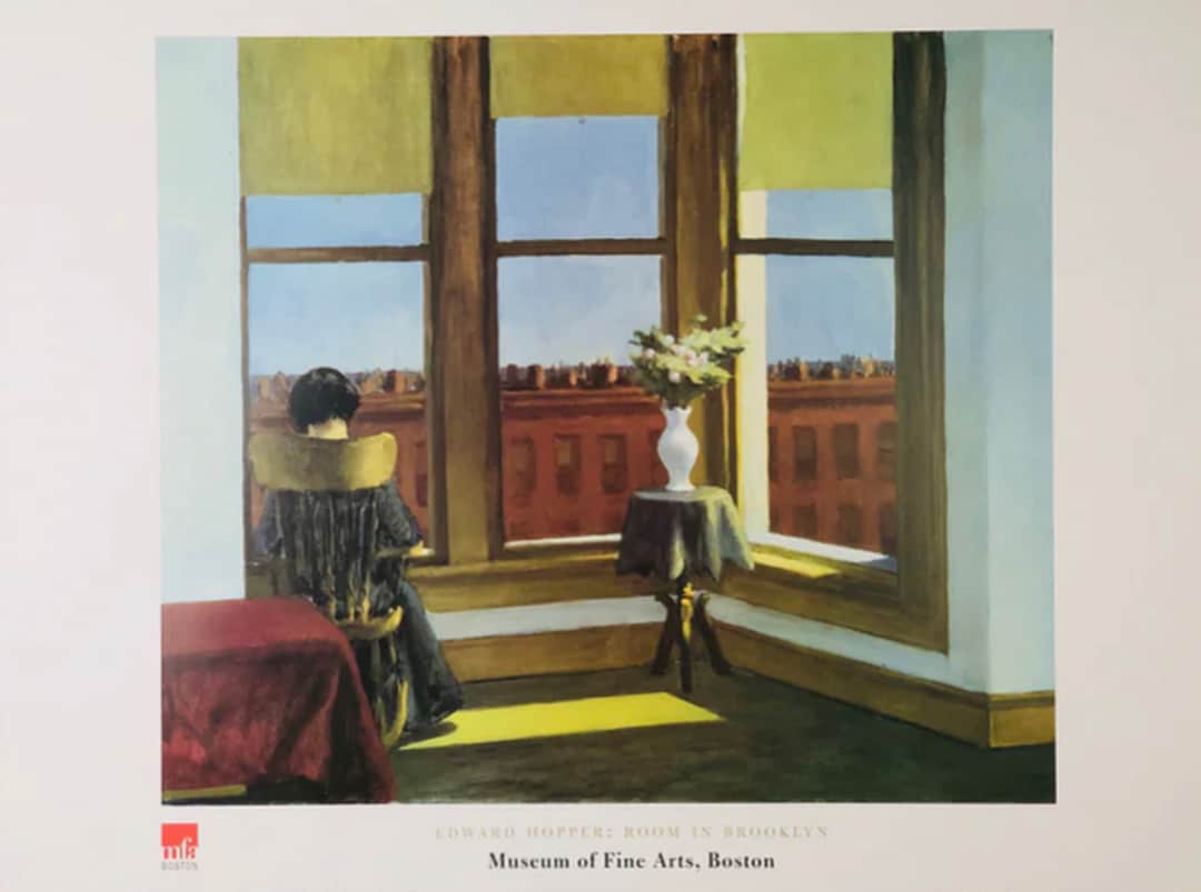 Edward Hopper, Room in Brooklyn, Original Gallery, Museum Poster ...