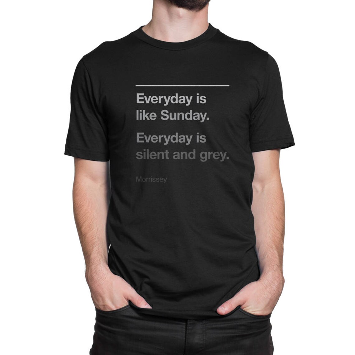 Morrissey - Every Day is Like Sunday - T-shirt - the Smiths / Moz ...