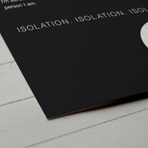 Joy Division - Art Print / Poster - Isolation - Ian Curtis - New Order ...