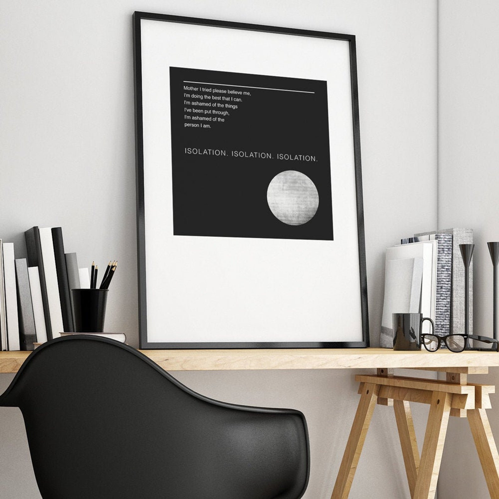 Joy Division - Art Print / Poster - Isolation - Ian Curtis - New Order ...