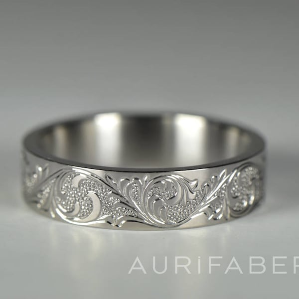 Hand Engraved Ring - Etsy