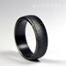 Hand Engraved Titanium Ring. Handmade Titanium Scroll Ring With Hand ...