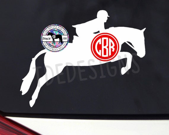 Jumping Horse Decals