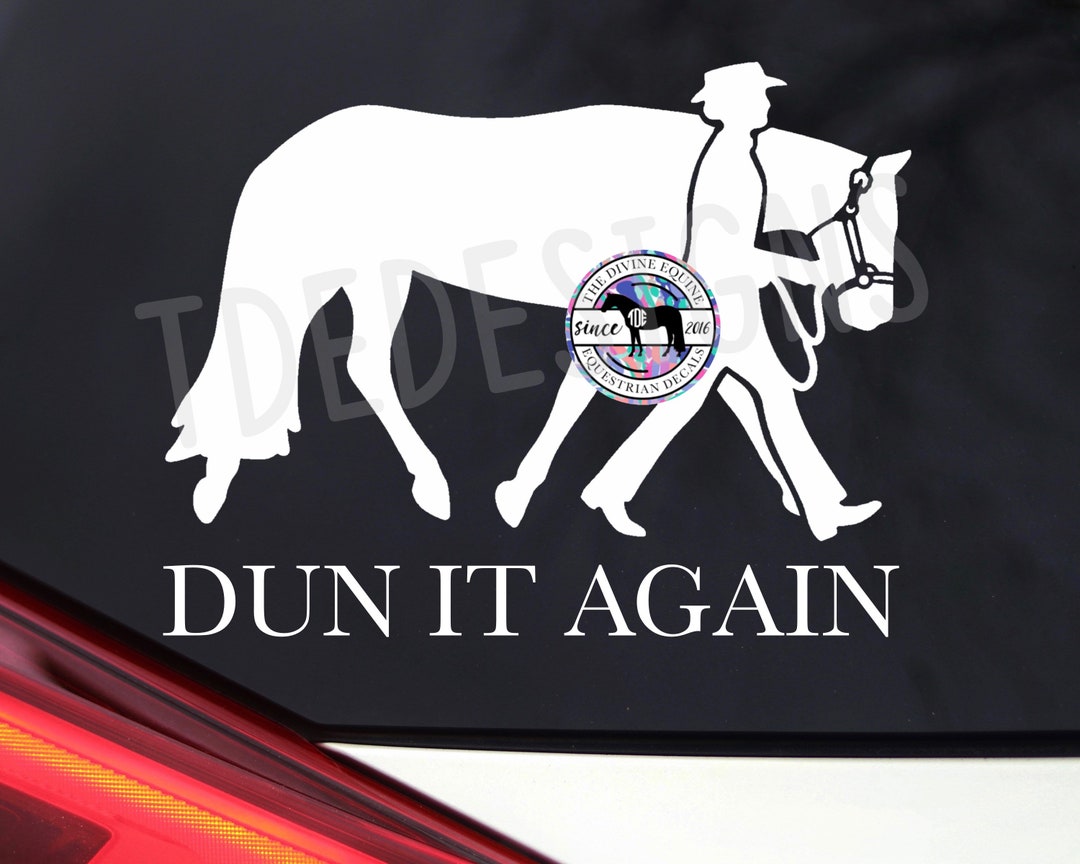 Halter Showmanship Horse Vinyl Car/trailer/bucket/tumbler Decal With ...