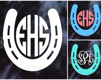 Horseshoe Decal - Etsy