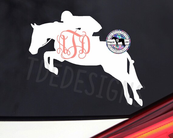 Jumping Horse Decals
