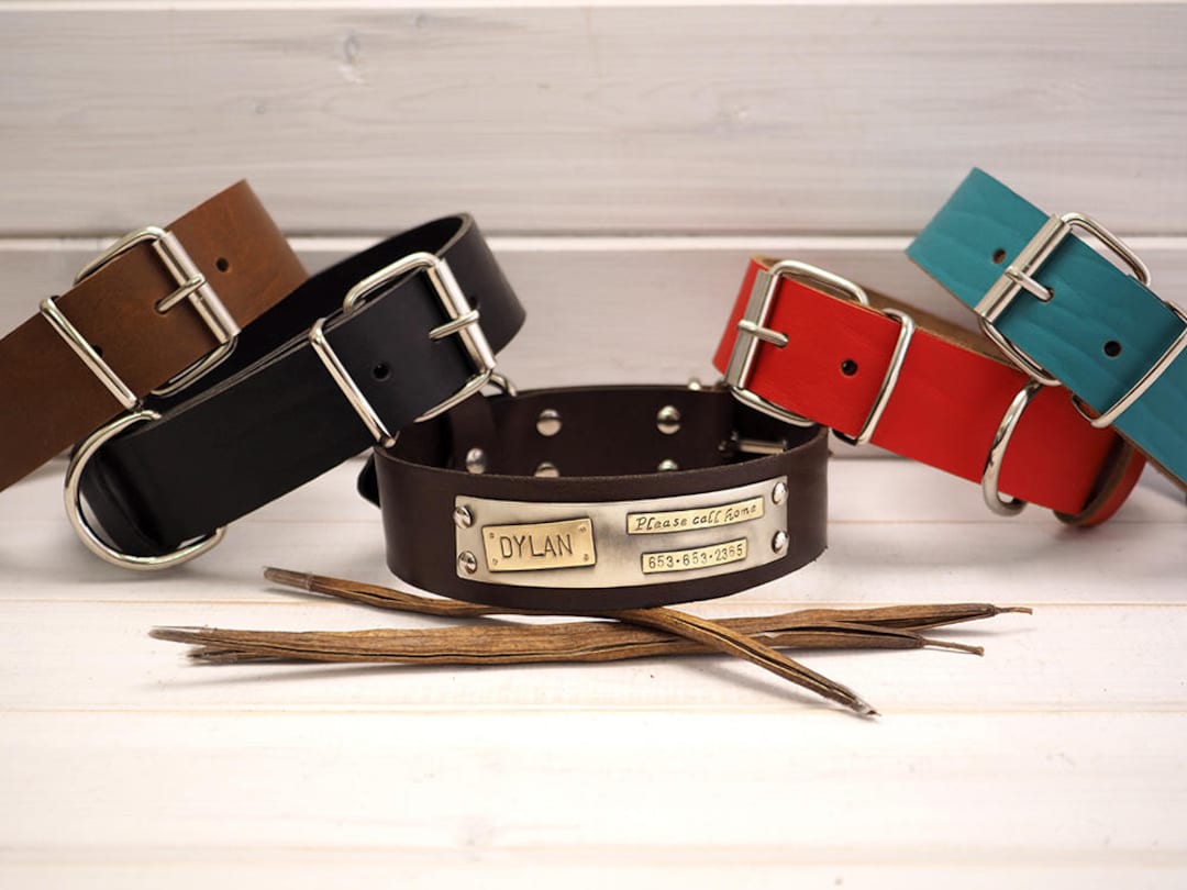 Dog Collar for Large Dog ,leather Dog Collar, Large Breed Dog Collar ...