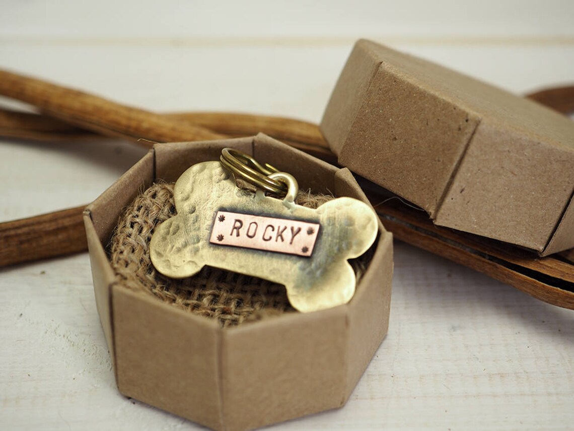 Dog Id Tag Dog Name Plate Pet Id Tag Dog Name Dog Tags - Etsy