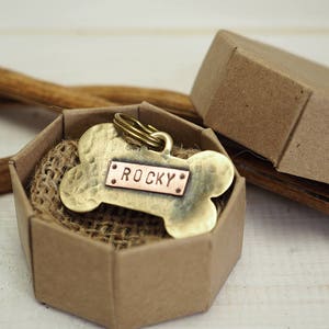 Dog Id Tag, Dog Name Plate, Pet Id Tag, Dog Name, Dog Tags Custom, Tag ...