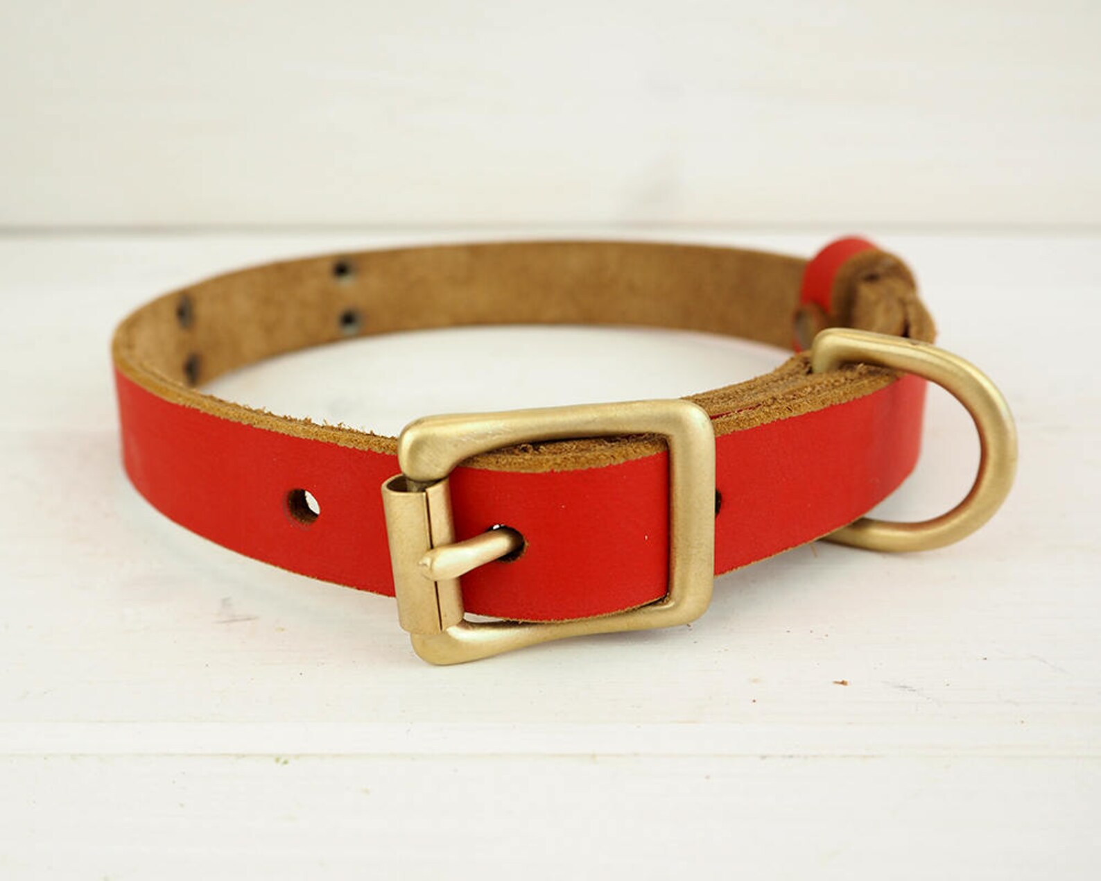 Red Dog Collar Handmade Collar Personalized Dog Collar Dog - Etsy