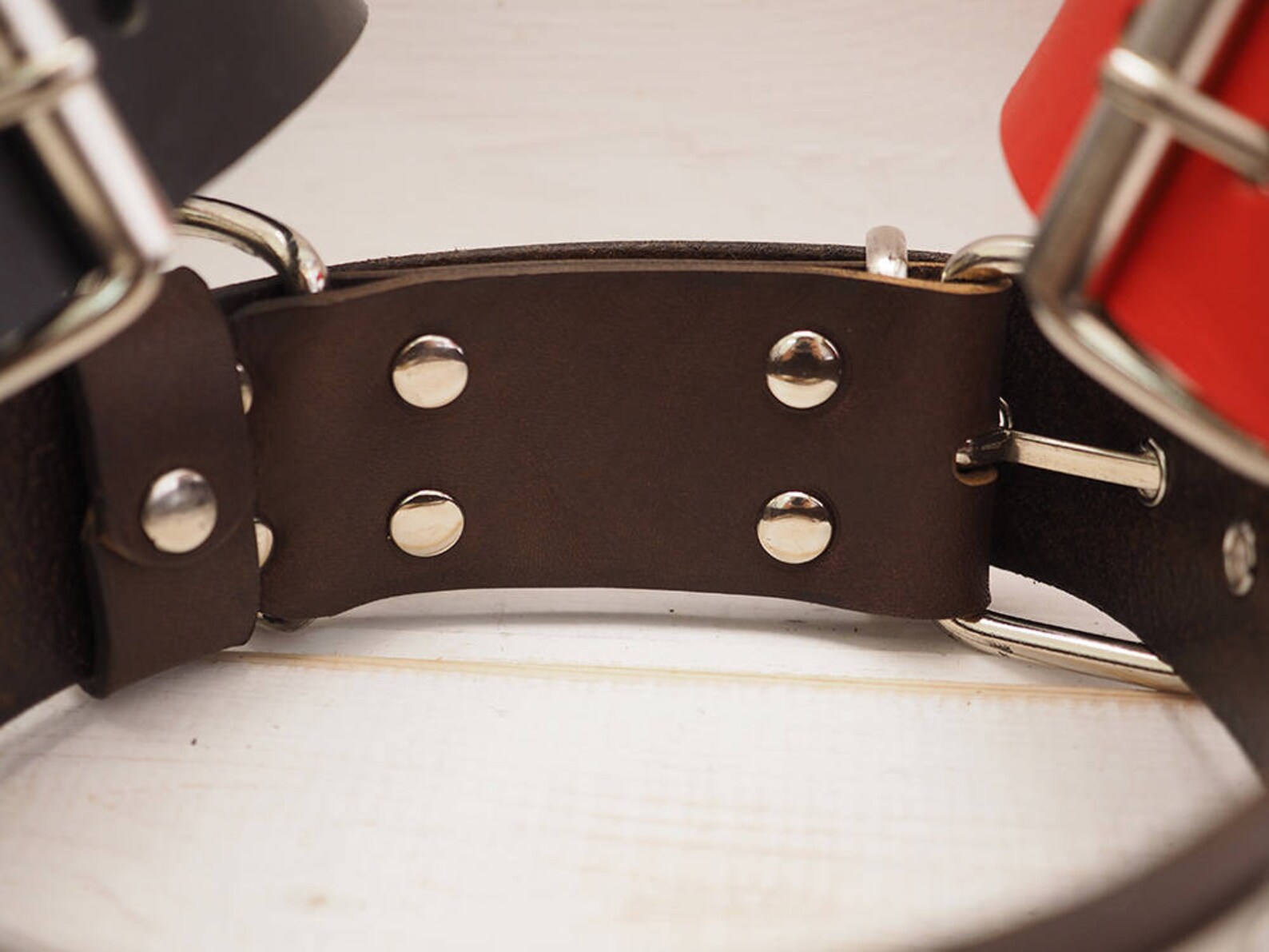 Dog Collar for Large Dog leather Dog Collar Large Breed Dog - Etsy