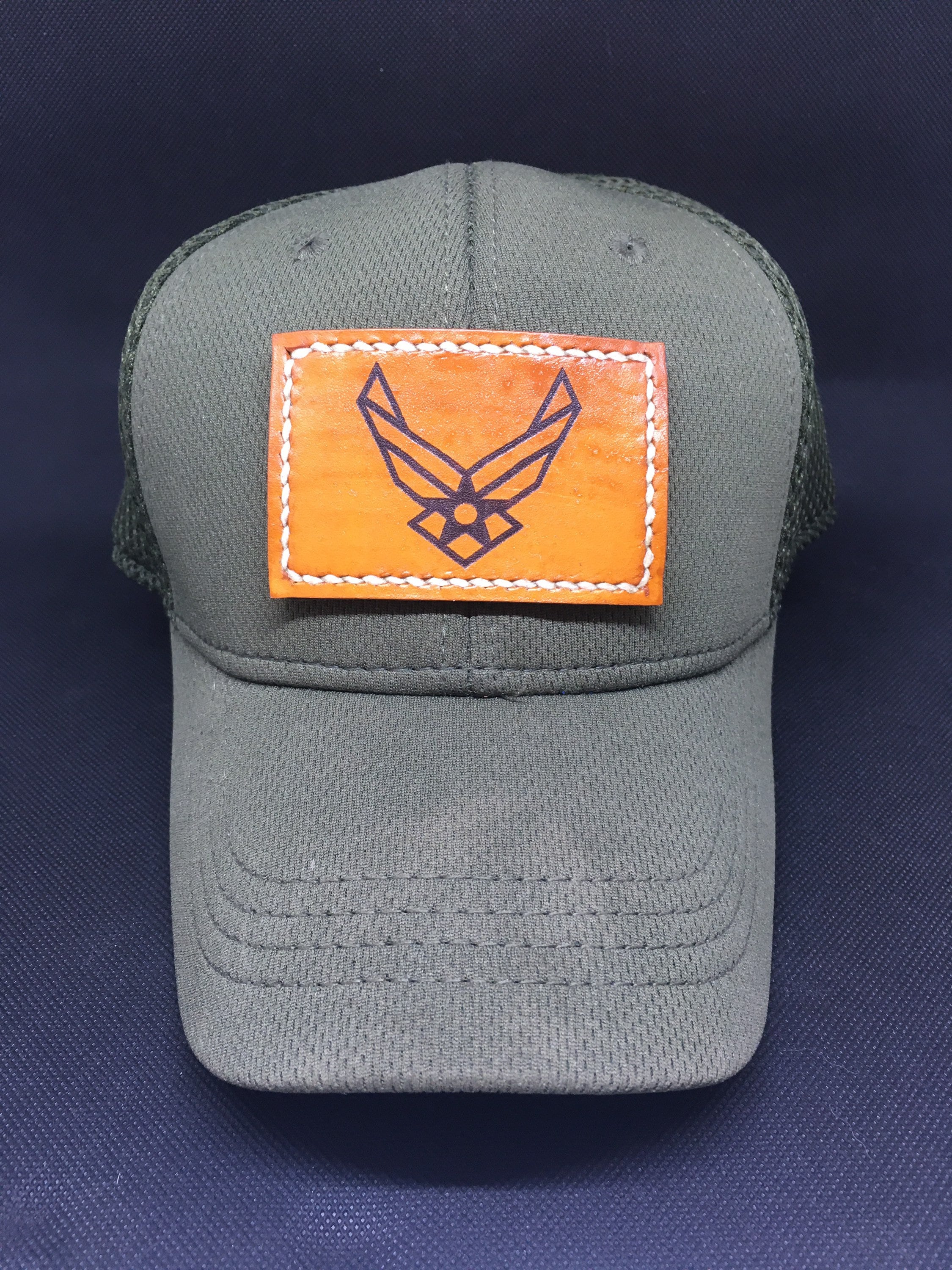 US Air Force Logo Leather Morale Patch - Etsy