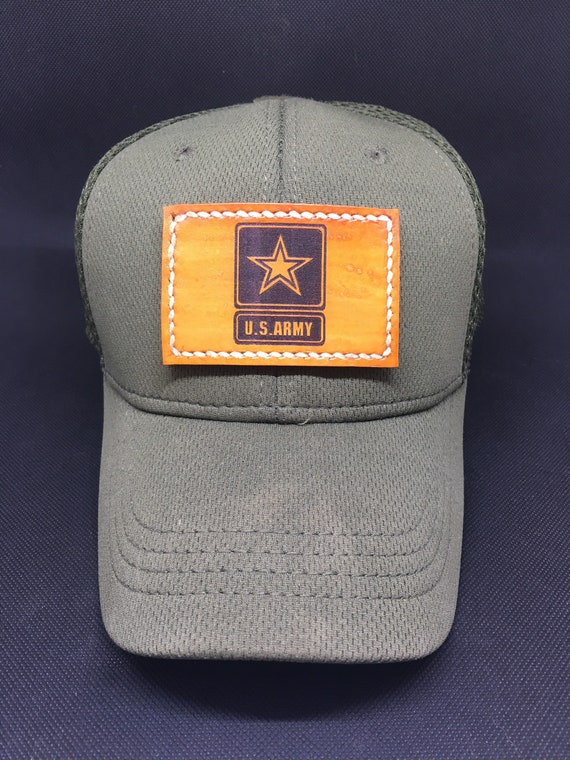US Army Logo Leather Morale Patch - Etsy